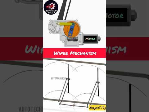 Wiper Motor Working Mechanism | Automobile engineering | Read the description #wiper #motor