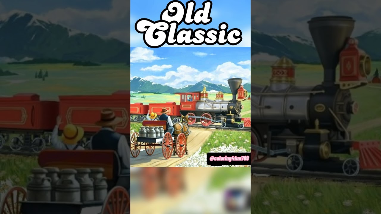 OLD TRANSPORTATION || Classic || @coloring4fun788 #coloring #drawing