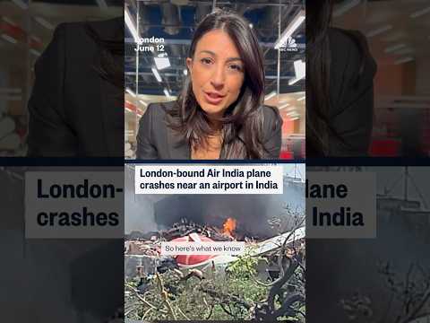 London-bound Air India plane crashes near an Airport in India