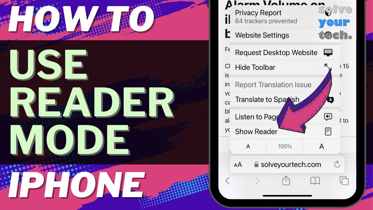 iOS 17: How to Use Reader Mode on iPhone