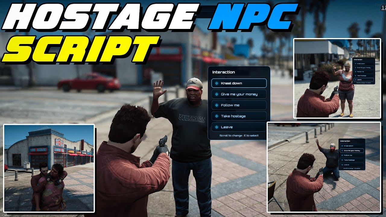 Free Hostage NPC Script | NPC Hostage Script | QBCore/ESX | FiveM Tutorial #171