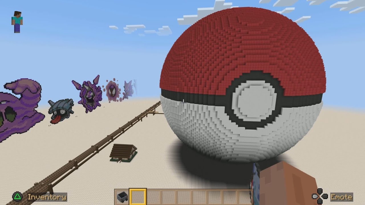 Minecraft Pixel Art - All 151 first gen Pokémon (and a few from gen 2)