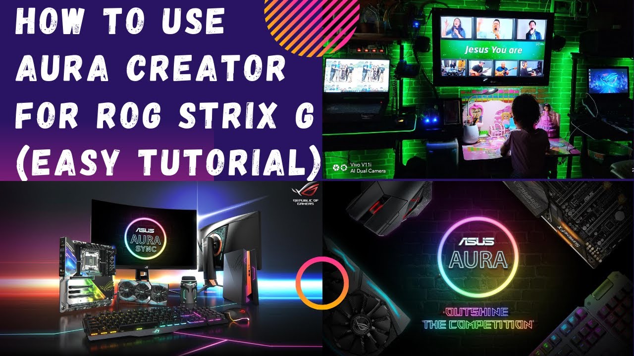 How to use Aura Creator for ROG Strix G (Easy Tutorial)