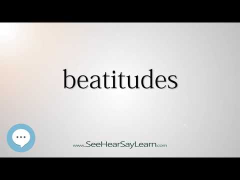 beatitudes