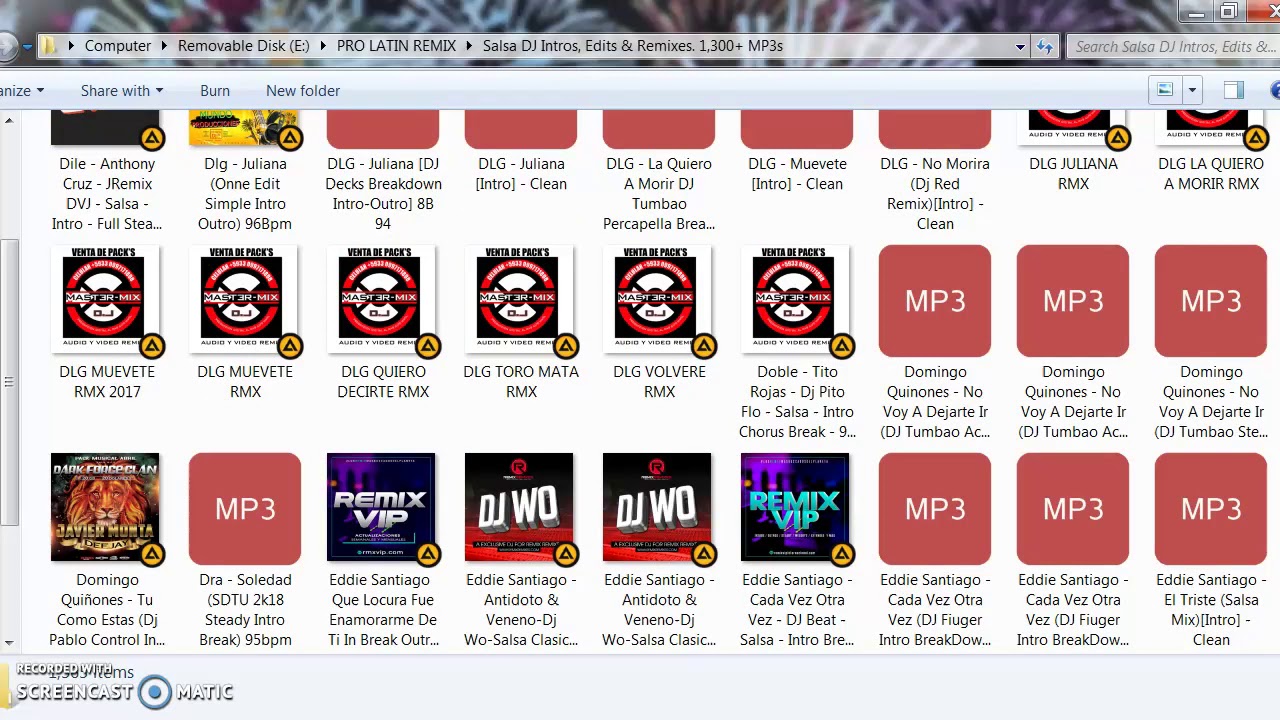 PRO LATIN REMIX Salsa DJ Intros, Edits & Remixes 14 GB MEGA PACK. 1,300+ MP3s $10