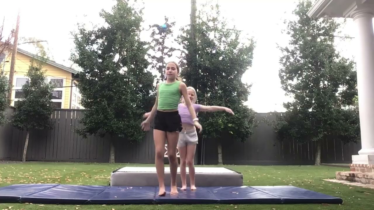 Easy two person cheer stunts