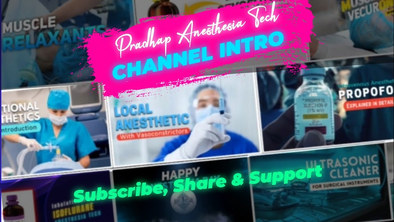 Anesthesia Tech | New Channel intro