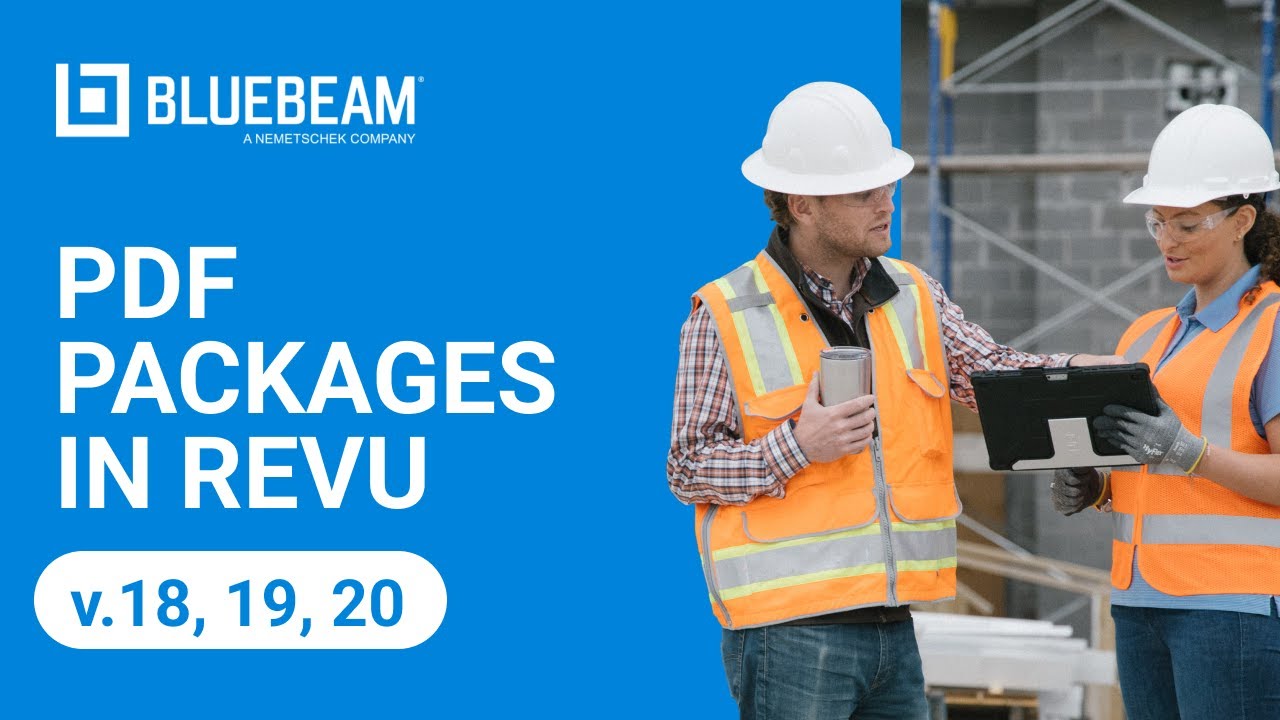 PDF Packages in Revu (v.18, 19, 20)