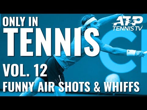 Best Air Shots, Whiffs And Misses 🤭 : ONLY IN TENNIS VOL.12