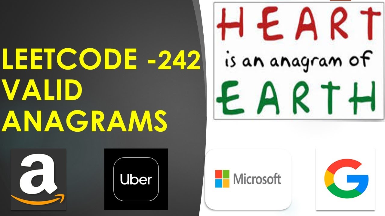 Facebook Interview Question | Valid Anagram | Python | LeetCode 242