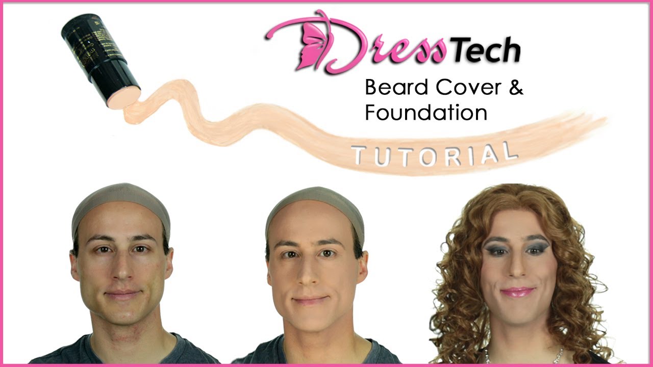 Crossdressing Makeup - Beard Cover and Foundation