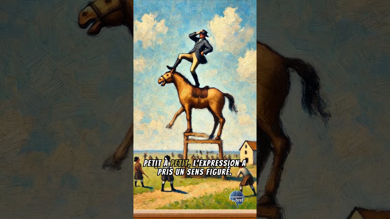 Expression française | Monter sur ses grands chevaux #franceculture #pourtoi #expression