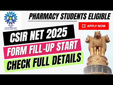 CSIR NET JUNE 2025 Form Fillup Started | JRF, SRF, PhD Research Opportunity | Full Details