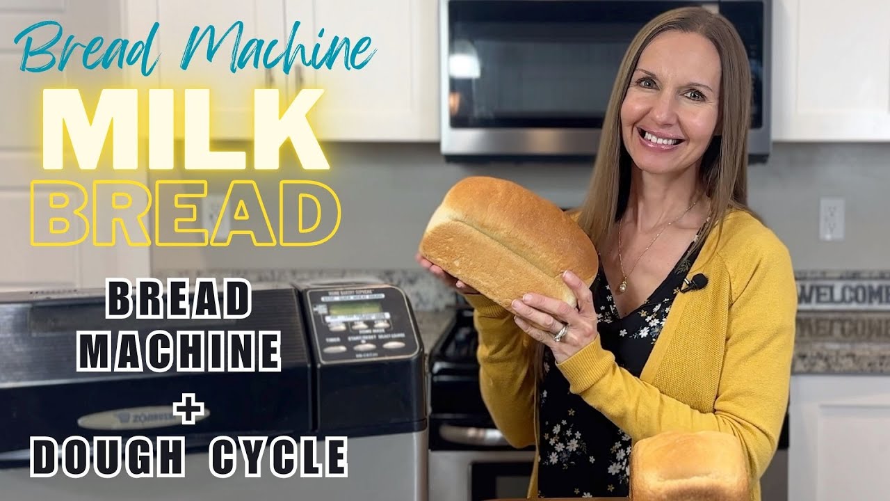 Easy Bread Machine Milk Bread Recipe | 2 Loaves: Bread Machine vs. Dough Cycle & Oven Baked!