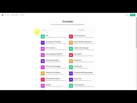 ChatGPT Tutorial - Prompt Examples Given by #OpenAI (v04)