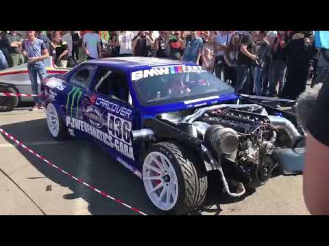 Wide Chop Top BMW e30 swap M5 Turbo 1026CP 2STEP Flames