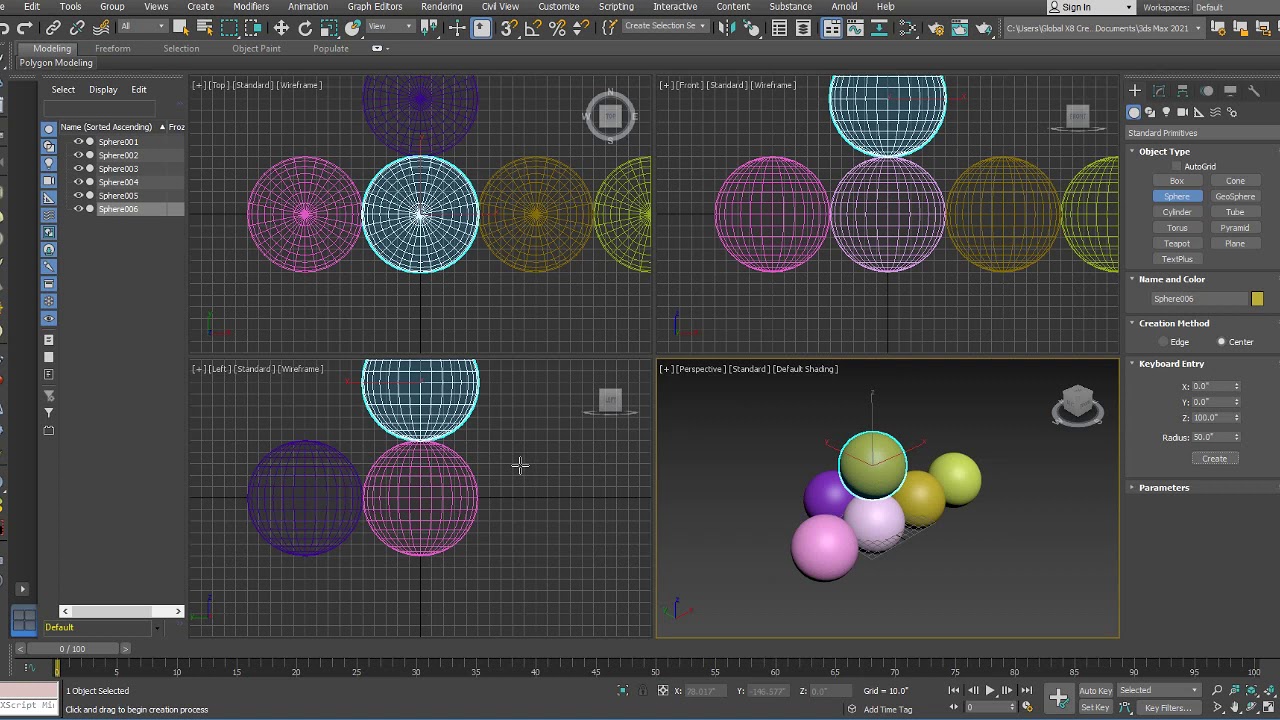 3Ds Max Basics: 03 Precision and Alignment