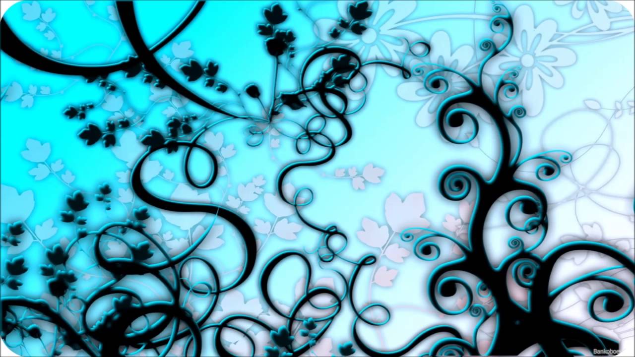Pattern Blue Floral Backgrounds Wallpapers