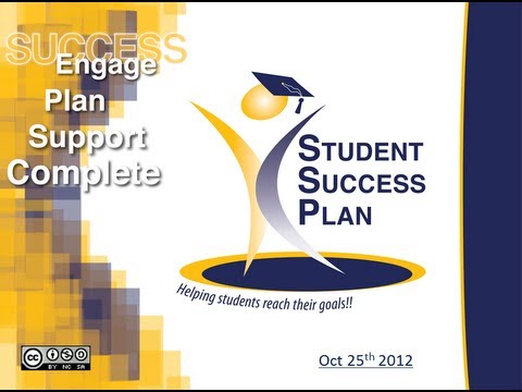 Student Success Plan (SSP) Overview - Increase Student Retention, Completion and Success Rates