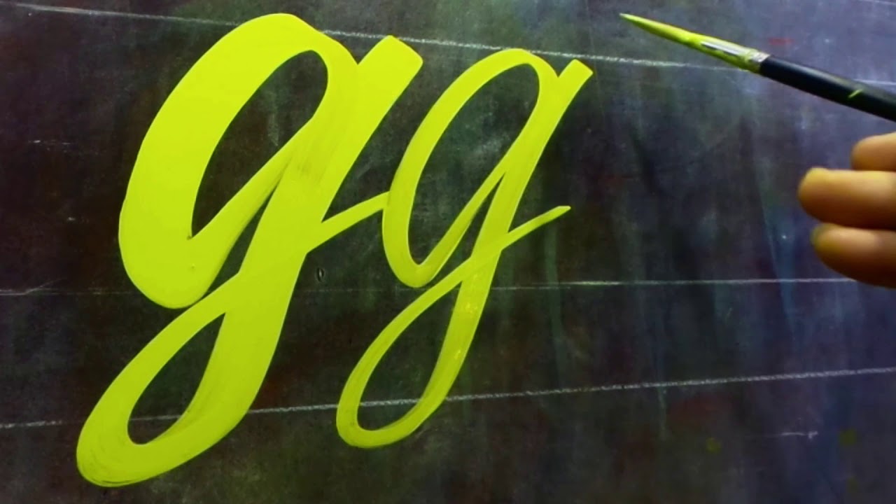 Brush Script Light g.h.i by John King