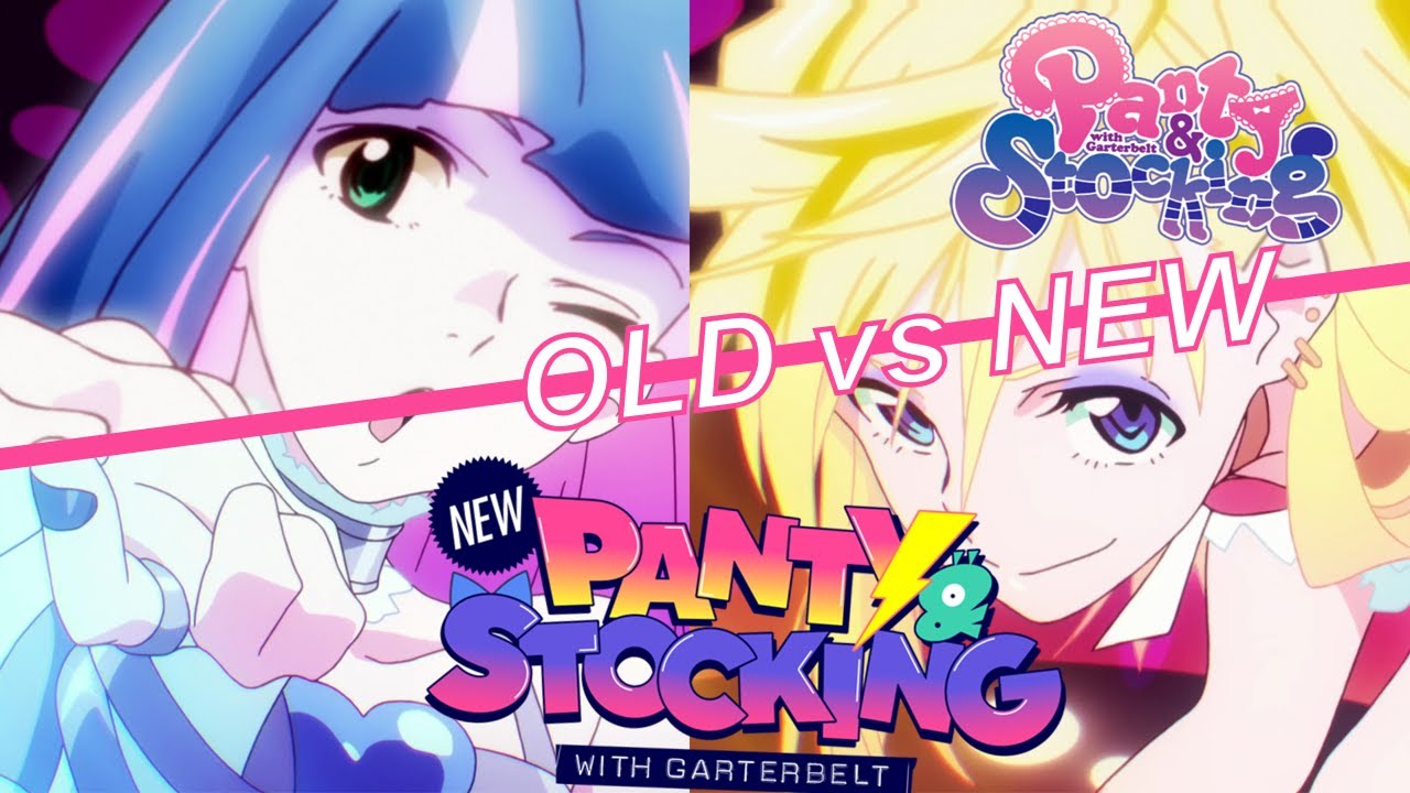 Panty & Stocking - OLD/NEW transformation comparison