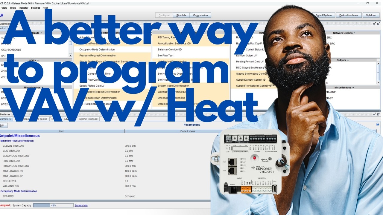 A better way to program JCI VAV boxes with heat