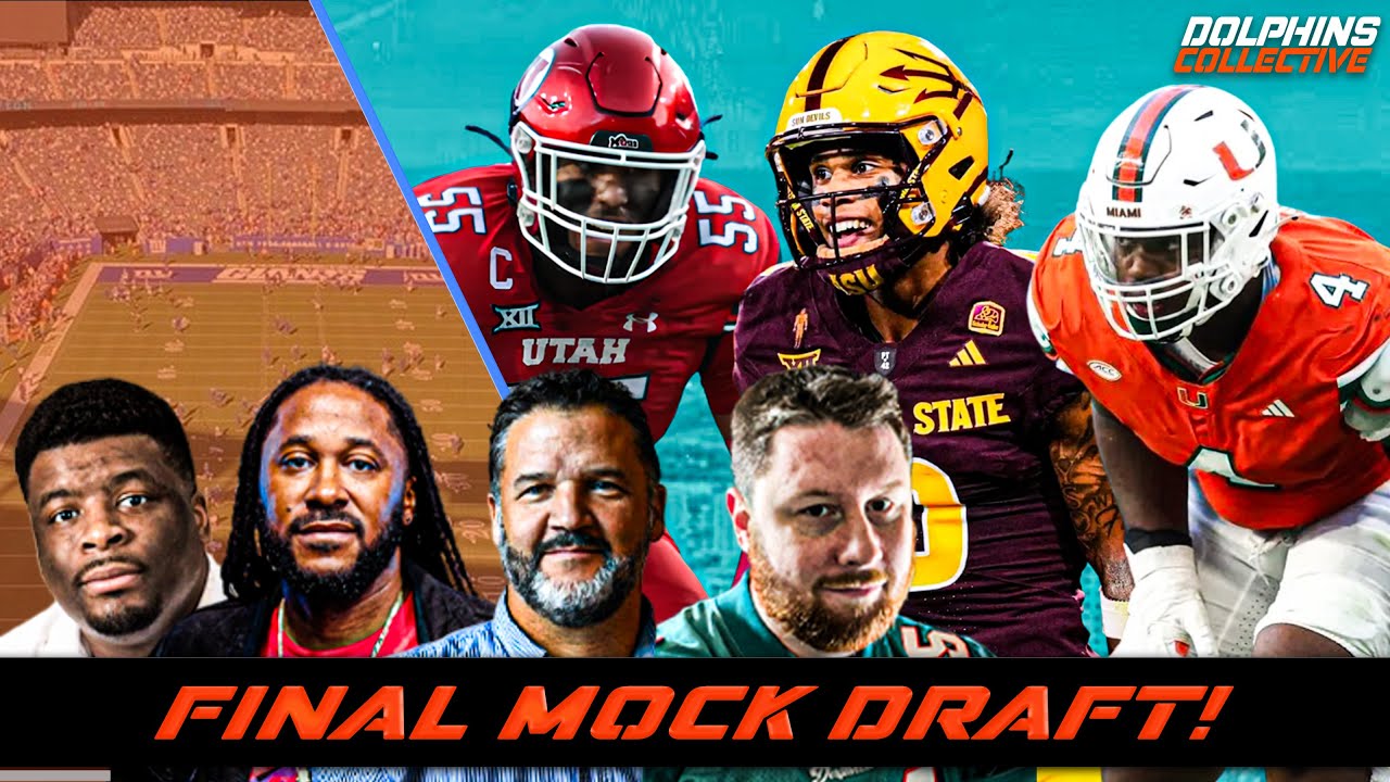Final Dolphins Collective Mock Draft | Full Picks & Strategy