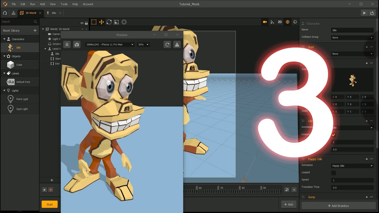 Buildbox 3D - Tutorial Character Creator UV Unwrapping Optimize Part.3