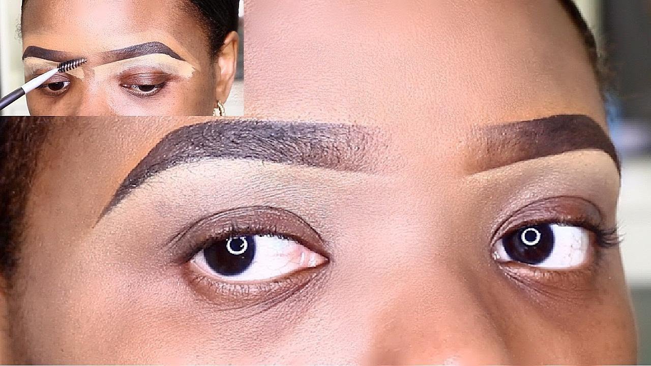 WHY YOUR BROWS NEVER COME OUT RIGHT (SIMPLE BROW ROUTINE FOR BEGINNERS) | OMABELLETV