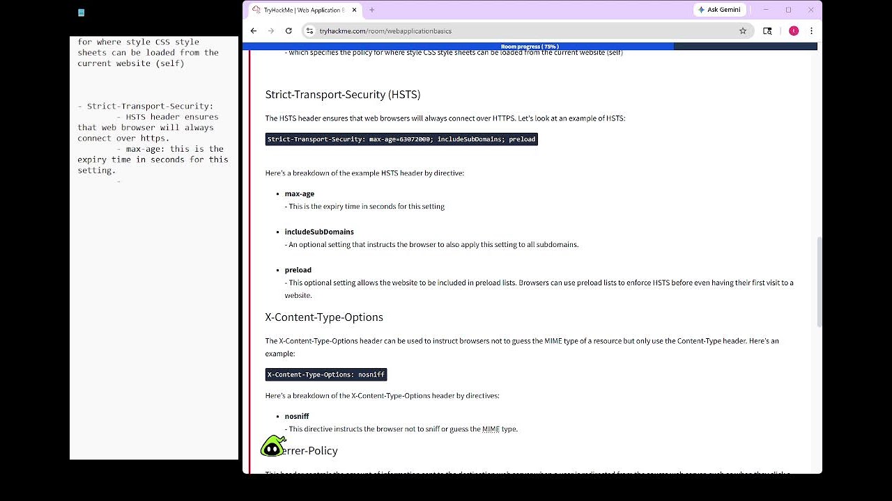 #24 learning cybersecurity | tryhackme Web app basics | studywithme