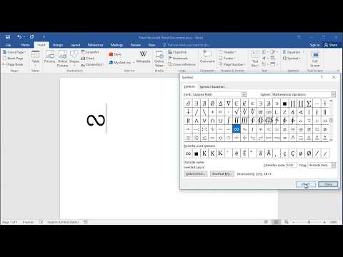 How to type inverted lazy S symbol in Word