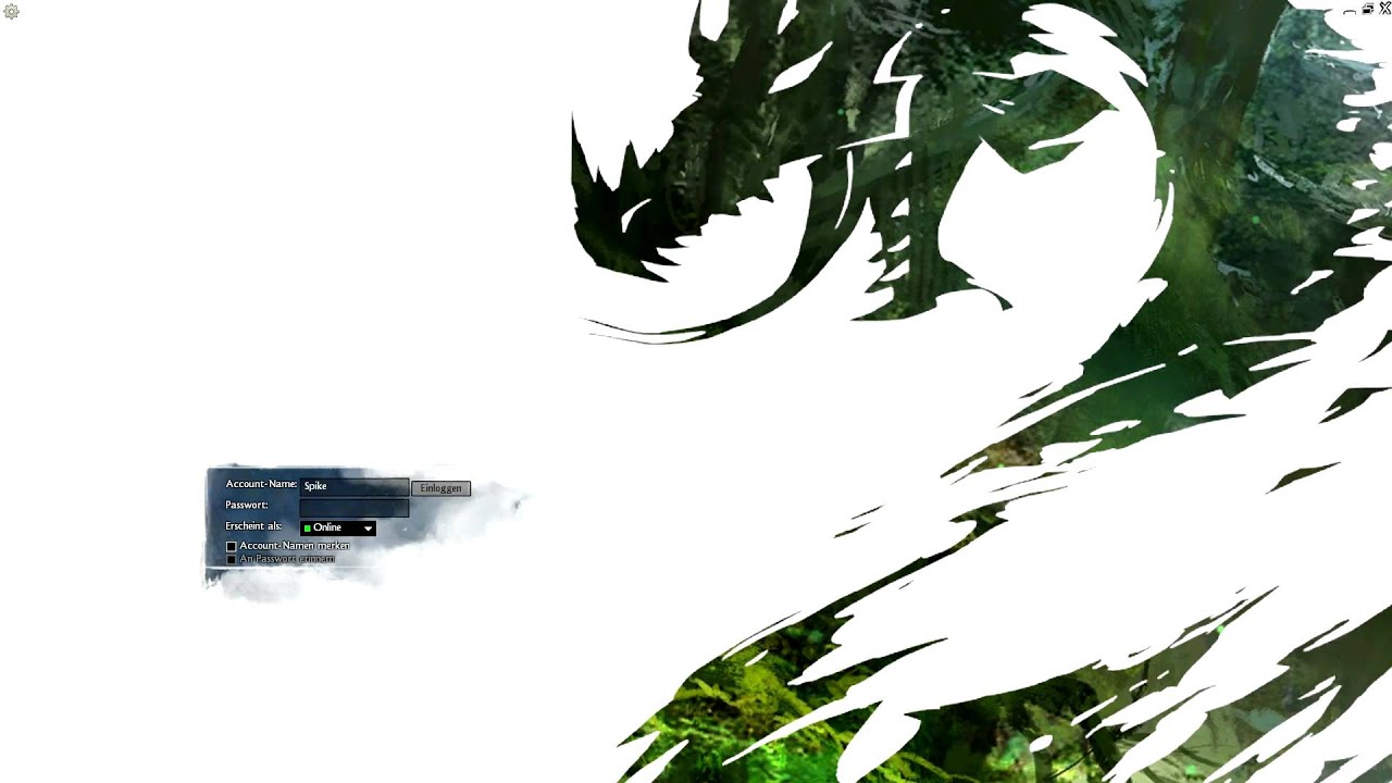 The Guild Wars 2 Beta Login Screen