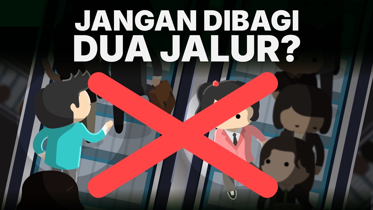 Solusi Gak Masuk Akal Ngurangin Antrean Eskalator