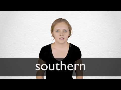 SOUTHERN - Meaning & Translations | Collins English Dictionary