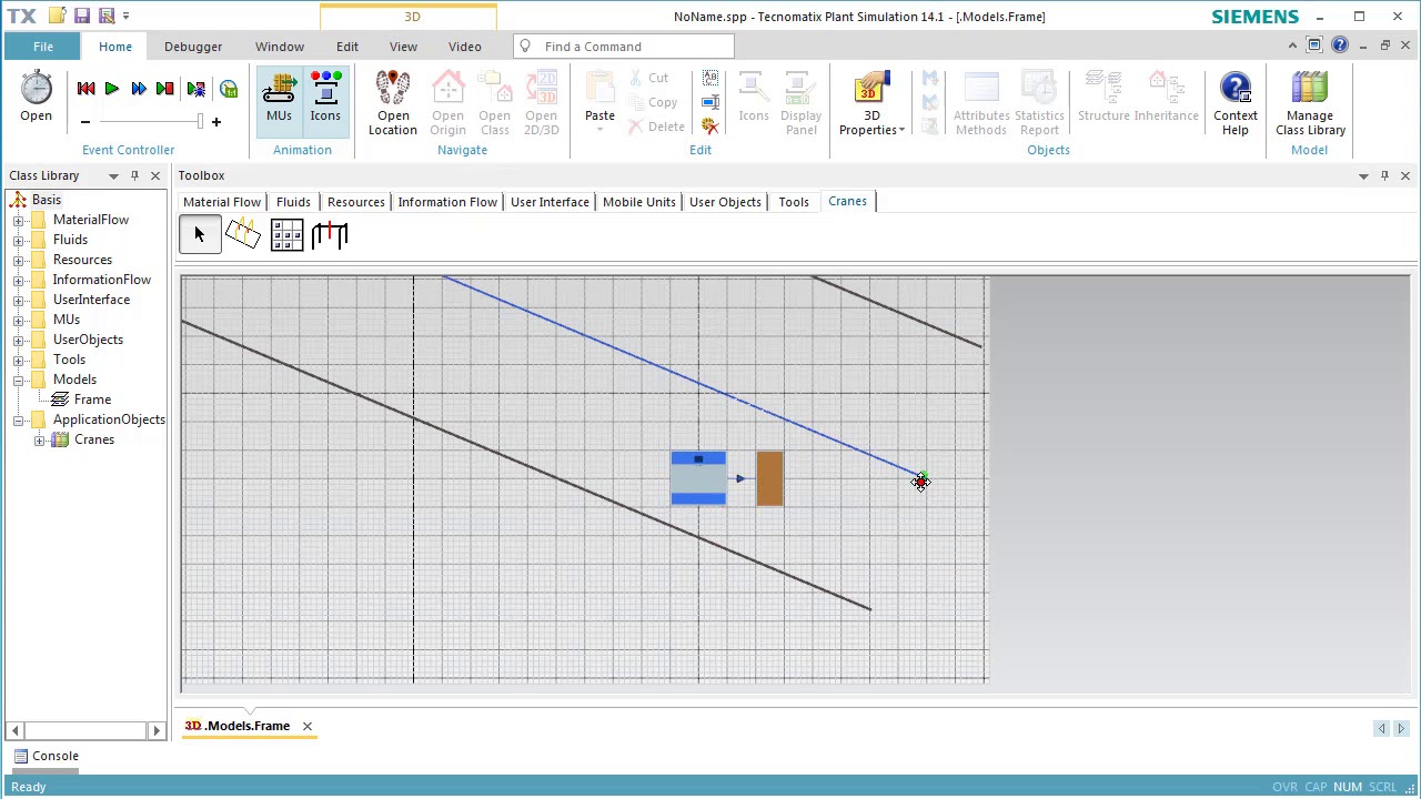Plant Simulation: Using the PortalCrane