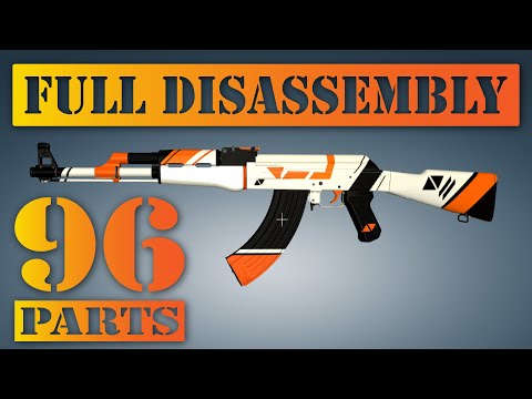 AK-47 Full Disassembly | CS:GO Asiimov skin | ZAK Guns