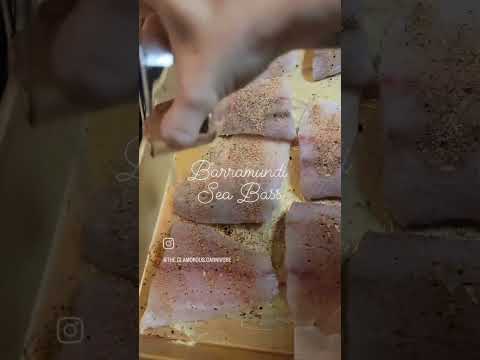 Seabass Barramundi Recipe Cooking Quick Tutorial