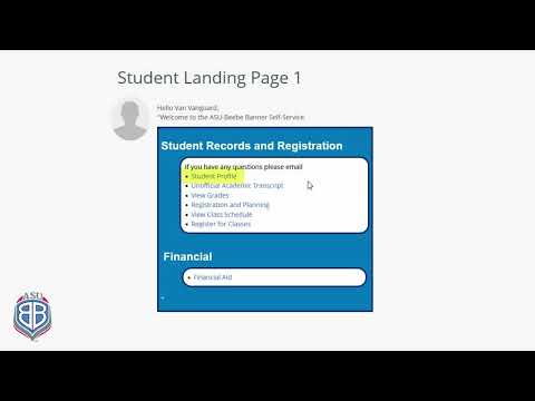 Banner Self Service - View Your Class Schedule