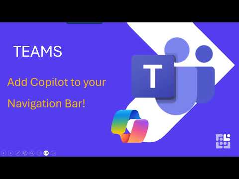 How to add the Copilot icon to your Teams Navigation Bar