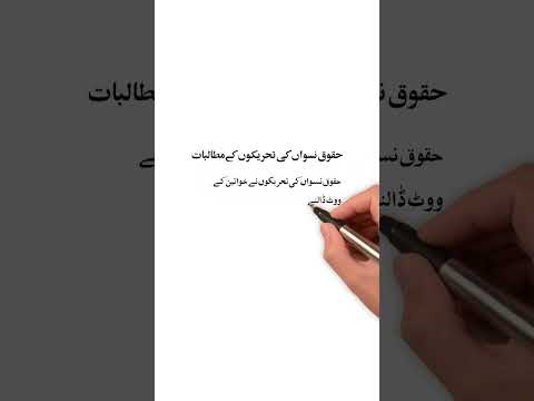 What are feminism and feminists? In Urdu. #feminisim #womenempowerment #shorts #viral