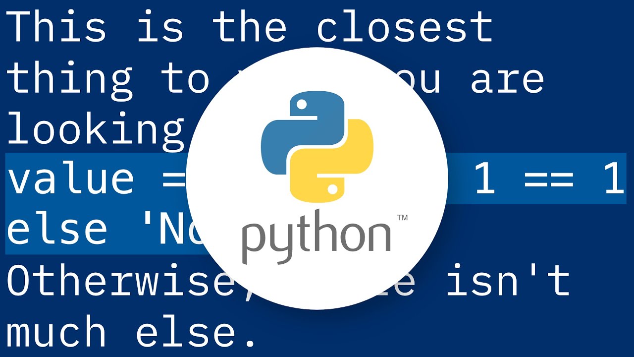 Python Conditional Variable Setting