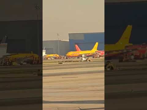 DHL Airplanes in Adolfo Suárez Madrid Barajas Airport ✈️