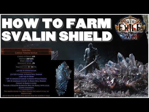 [POE 3.26] How To Farm The Svalin Shield. POSSIBLE Way Of Finding The Starfall Crater Black Knight!