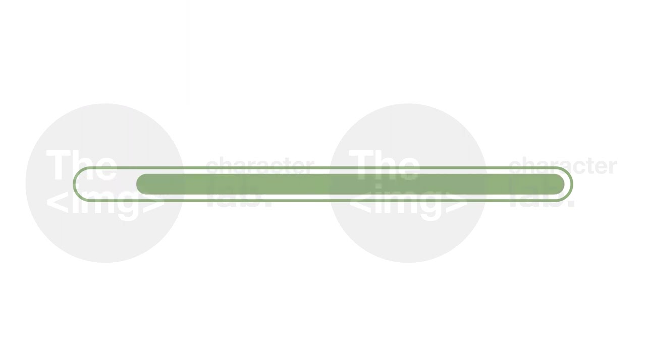 Progress bar moving back and forth 2D loading animation