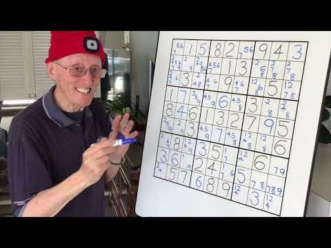 Sudoku Tutorial #98 The power of triplets and matching pairs.