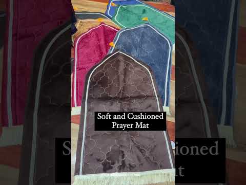 Dome Shape Prayer mat available customised & plain for queries whatsapp #9796111197 #wholesale