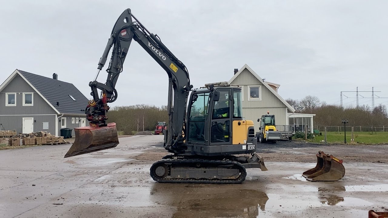 Grävmaskin Volvo EC55C, Helsingborg, Klaravik auktioner