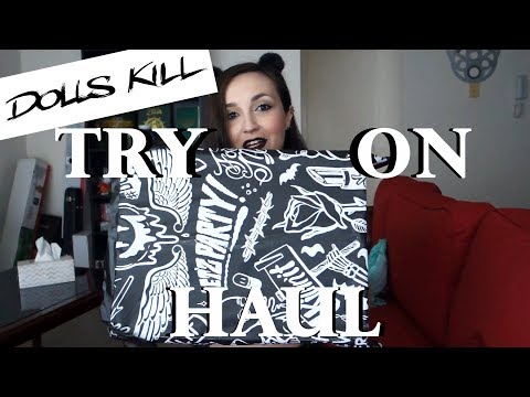 DOLLS KILL Black Friday Clothes and Shoes TRY ON HAUL