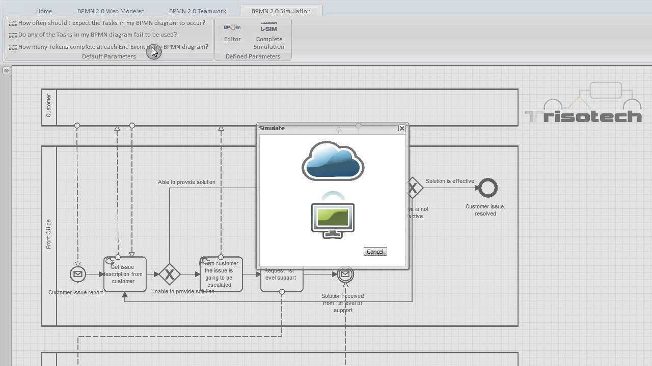 Default Parameters Simulation