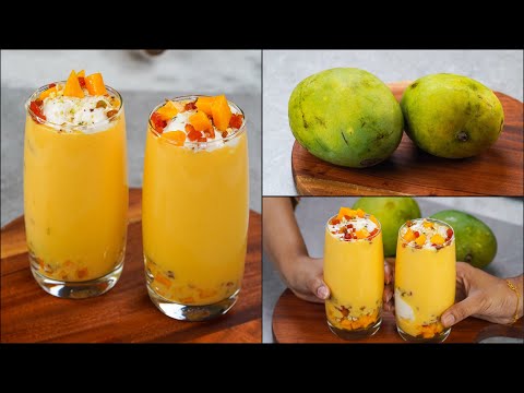 Fresh Mango Drink Recipe | Summer Special Mango Drink | Chilled Mango Drink |Refreshing Summer Drink